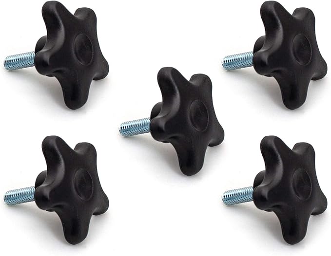 POWERTEC QNB3006 5-Star Stud Knob, 1/4"-20, 5PK: Amazon.ca: Tools ...