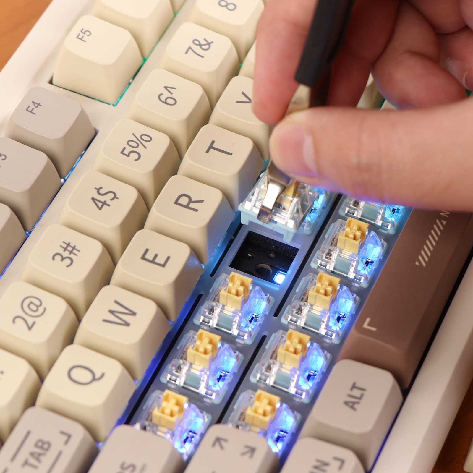 Mua EPOMAKER RT100 Mechanical Keyboard, Retro Gaming Keyboard with ...