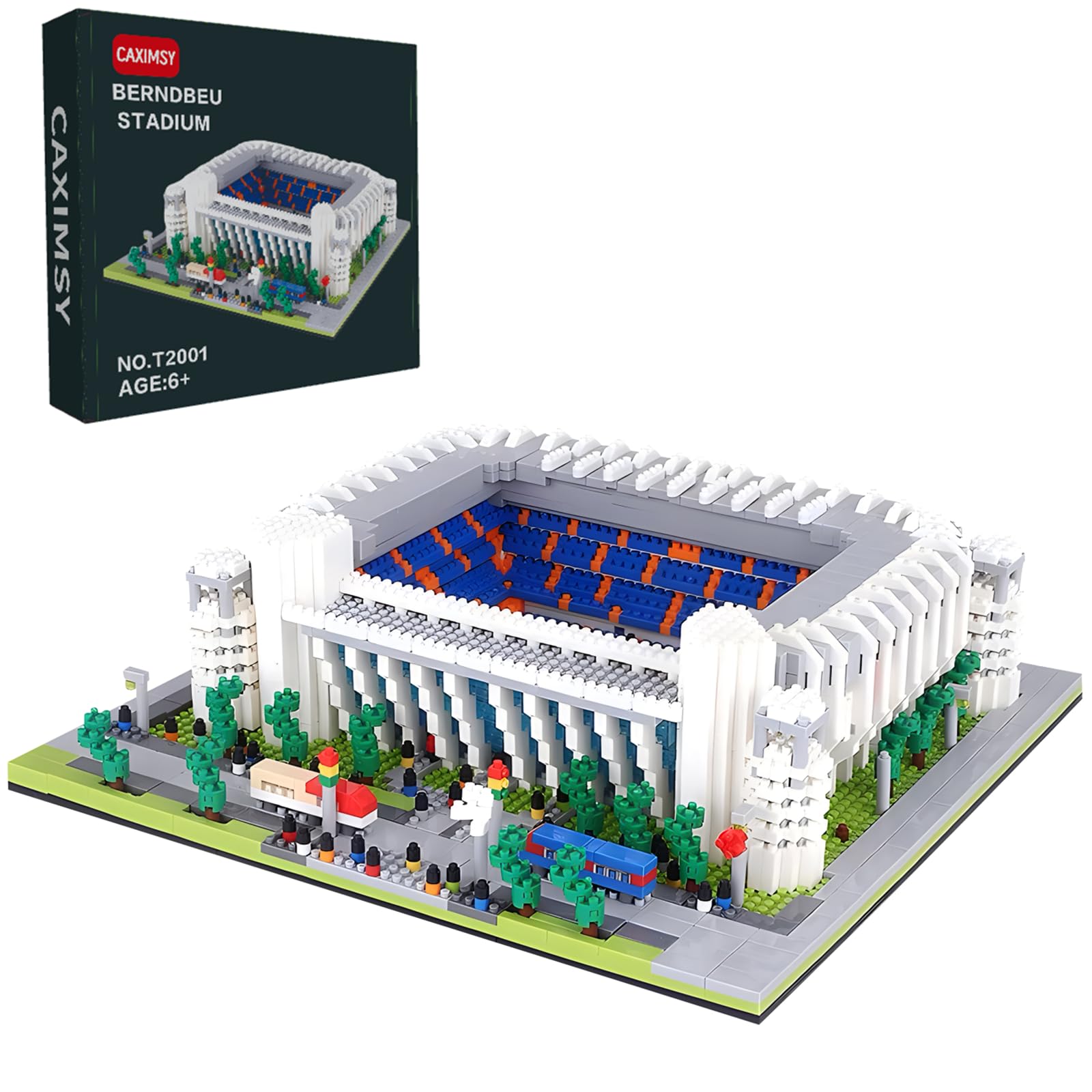 CAXIMSY Madrid Soccer Stadium Building Blocks Sets Football ...
