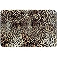 Amazon.com: Floor Rugs Leopard Print Bathroom Rugs Luxury Cheetah Print ...