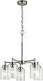Kichler 44030NI Winslow Chandelier, 5-Light 375 Total Watts, Brushed ...