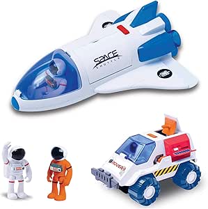 Amazon.com: Astro Venture Space Playset - Toy Space Shuttle & Space Rover with Lights and Sound ...