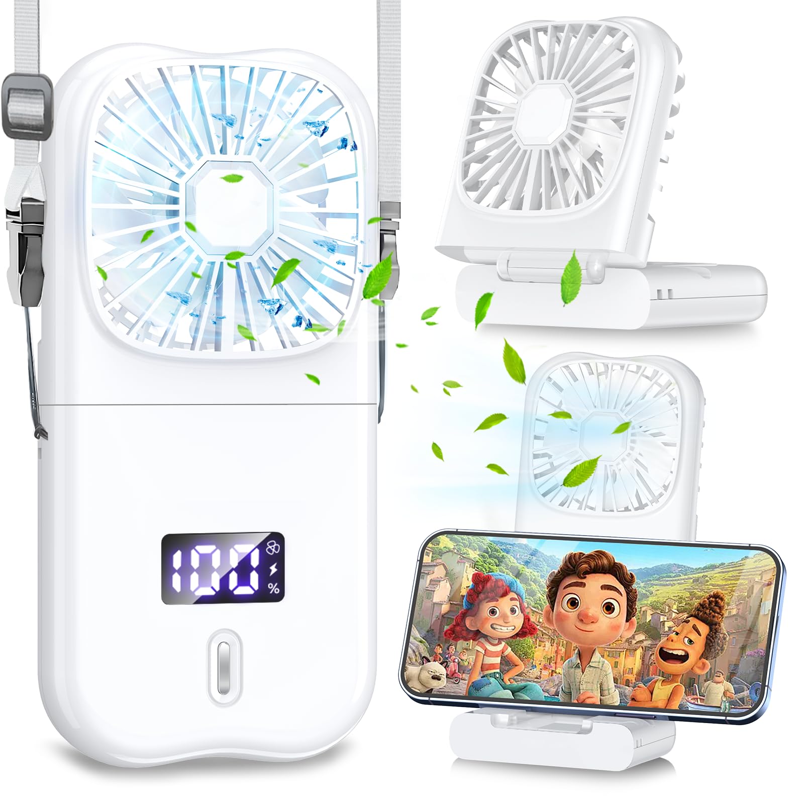 Mua Handy Fan, Handheld Fan, Portable Fan, 2024 Newest, 4-in-1 ...