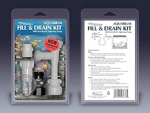 Amazon.com : Aquarium Fill & Drain Kit - With Non-Electric Siphoning ...