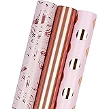 Amazon.com: MAYPLUSS Wrapping Paper Roll - Mini Roll - 17 inch X 120 ...
