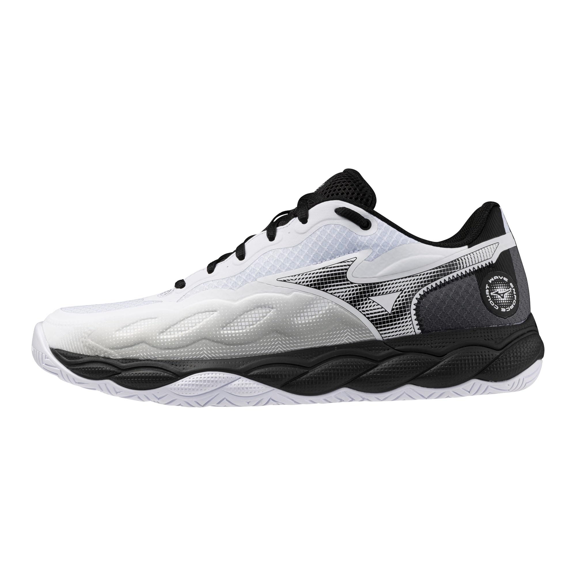 Mizuno Wave Enforce Court AC Men's Tennis Shoe, White/Black, 8 for sale ...