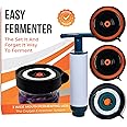 Amazon.com: Easy Fermenter Fermentation Kit, Includes 3 Fermenting Lids ...