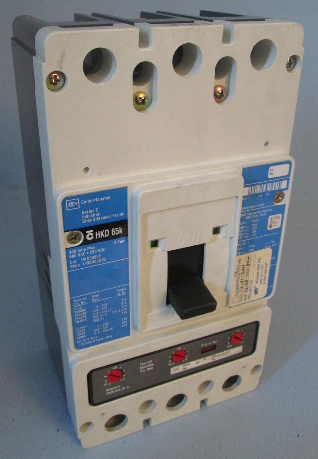 HKD3400F 65k Rated K-frame only: Circuit Breakers: Amazon.com ...