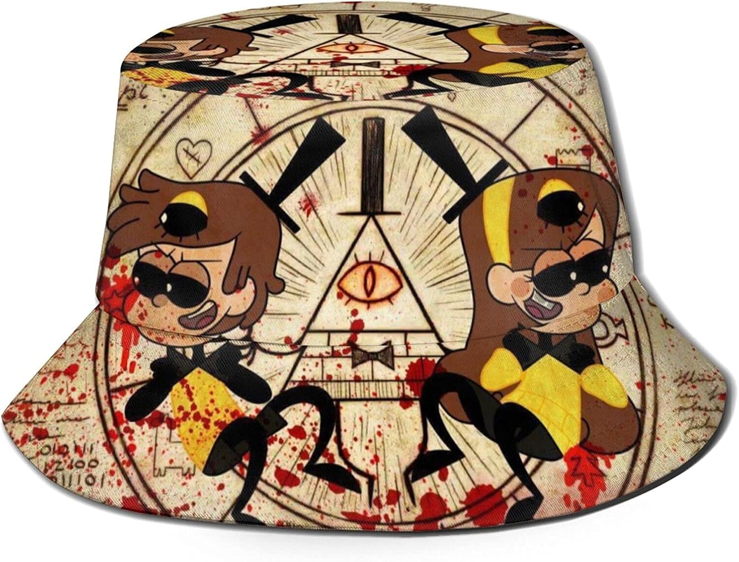 VJSDIUD Bill Cipher Gravity Falls Hat Fisherman Summer UV Protection ...
