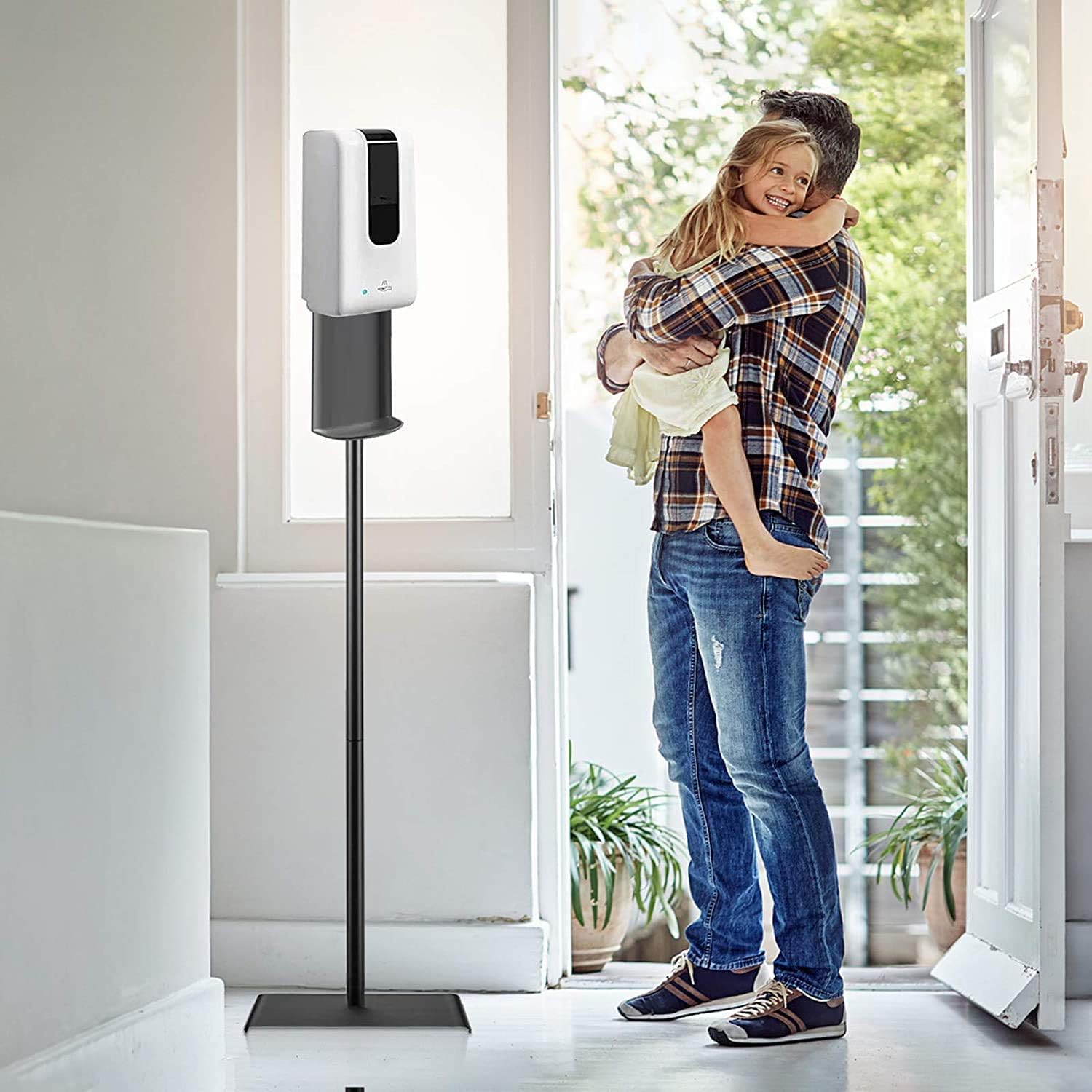 S SMAUTOP Free Standing Hand Sanitizer Dispenser, 1200ml Automatic Hand ...