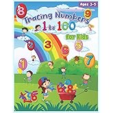 Number Tracing Book For Kids Ages 3-5: Tracing Numbers From (1 to 20 ...