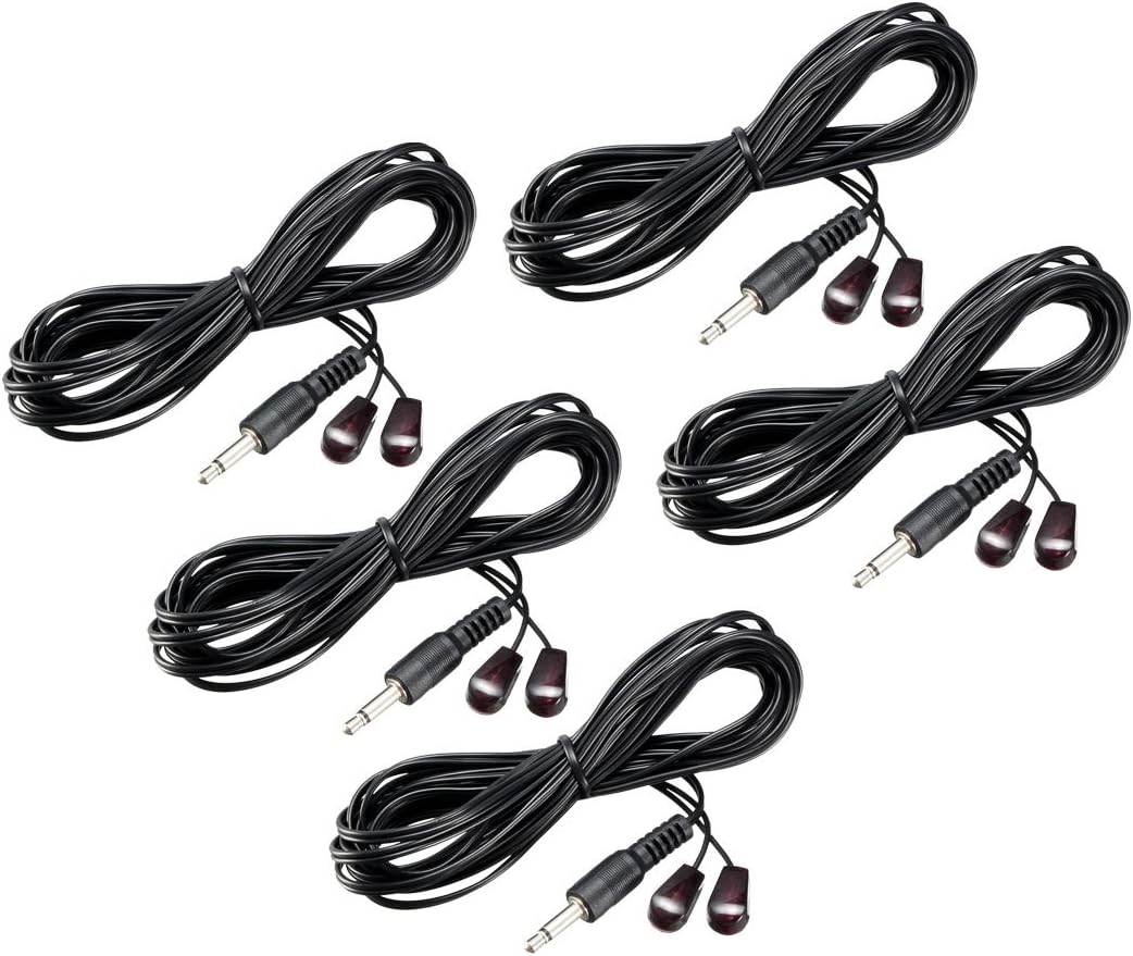 Amazon.com: uxcell IR Infrared Emitter Extension Cable 1.5m Long 45 ...