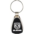 Amazon.com: Au-Tomotive Gold, INC. Dodge Ram Black Leather Key Fob ...