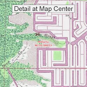 Amazon.com : USGS Topographic Quadrangle Map - Matlacha, Florida ...