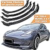 FLAMPETUS Fit Tesla Model Y Front Bumper Lip Kit Front Spoiler Wing ...