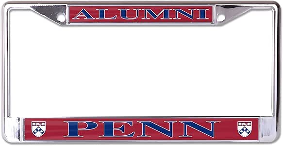 Amazon.com: University of Pennsylvania Alumni Chrome License Plate ...