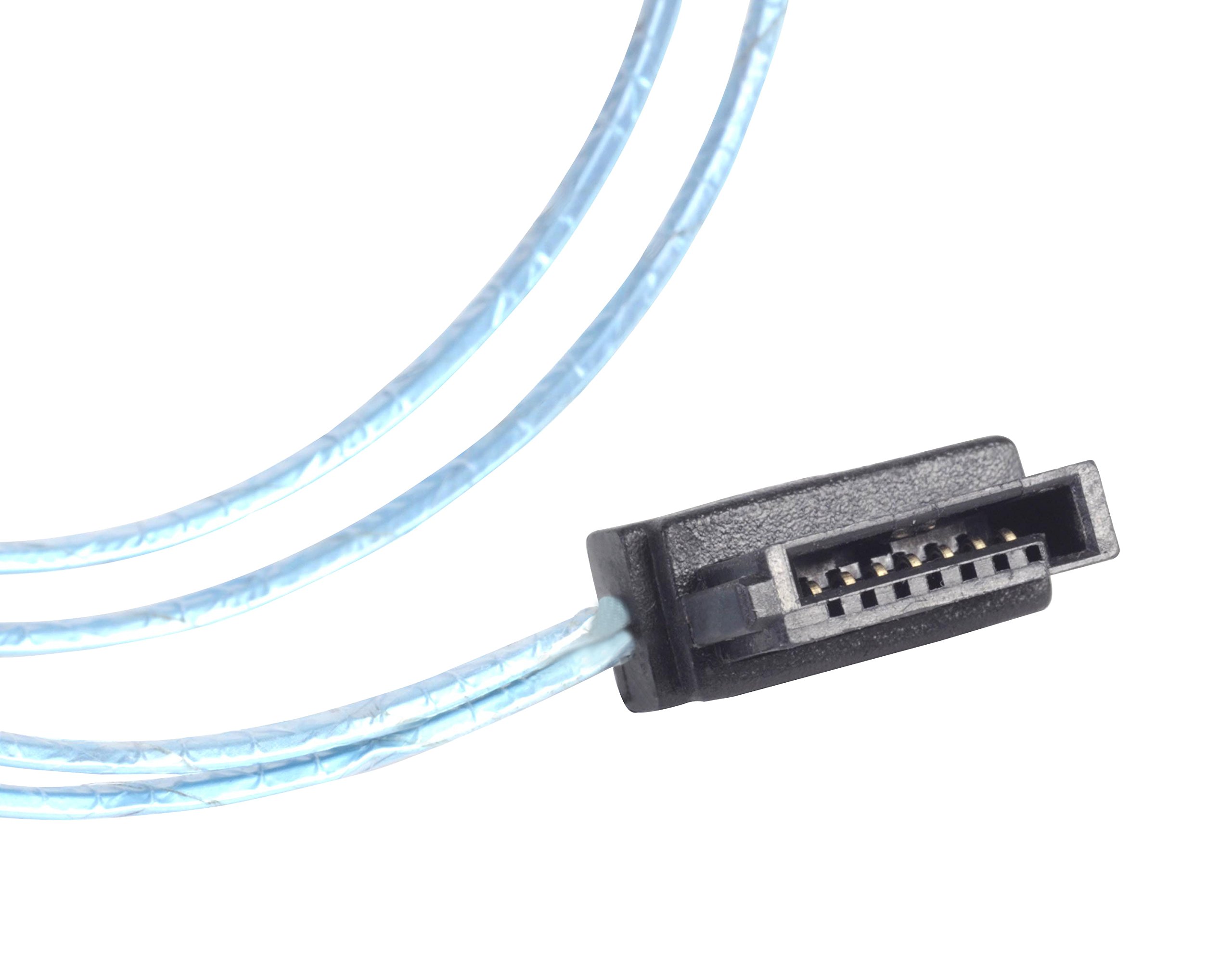 Silverstone Tek Ultra Thin Lateral 90 Degree SATA Cables with Custom ...
