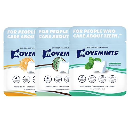 Movemints Clear Aligner Mints - Patented Aligner Seating Mints - Edible ...
