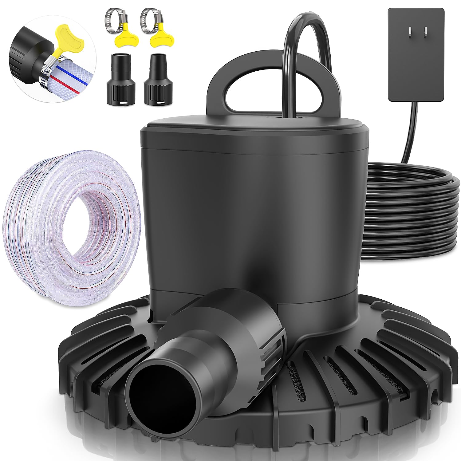 SZMP 2024 Upgraded Swimming Pool Cover Pump Automatic On Off with 2 ...