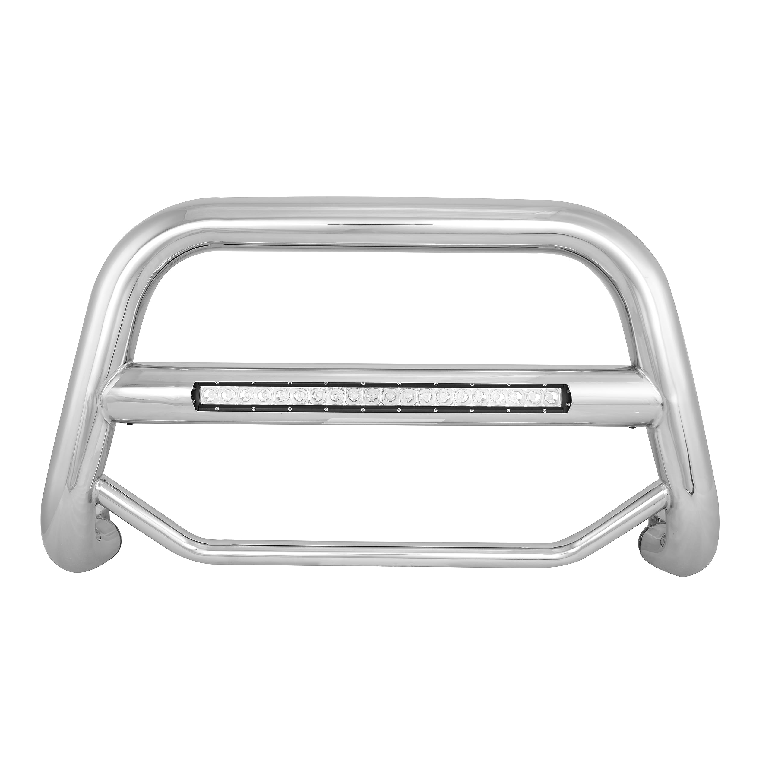 Mua Black Horse MAX Beacon Bull Bar No Skid Plate Stainless Steel ...