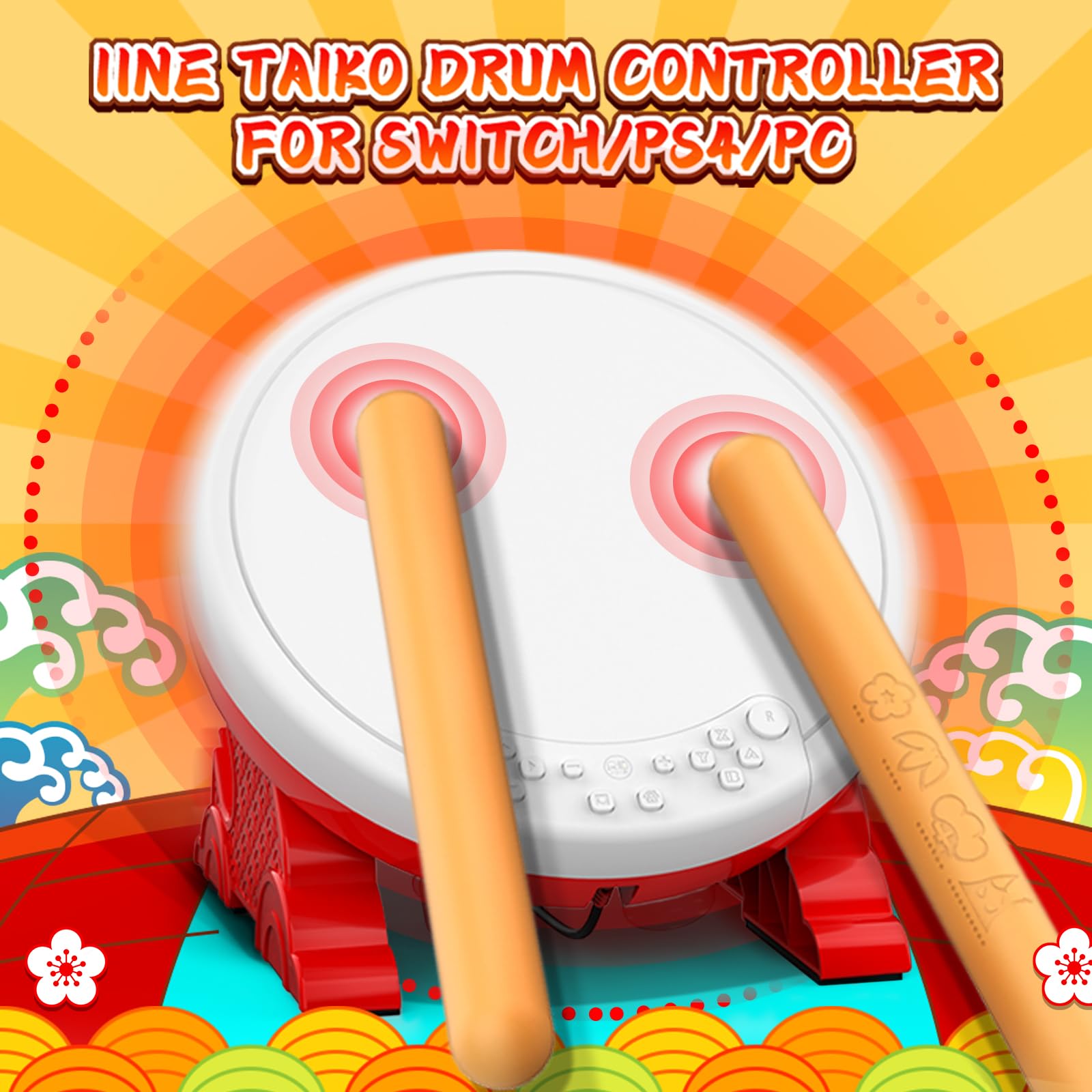 Mua IINE Taiko Drum Controller for Switch/PS4/PC, Taiko Game Controller ...