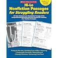 Amazon.com: Hi-Lo Nonfiction Passages for Struggling Readers: Grades 4 ...