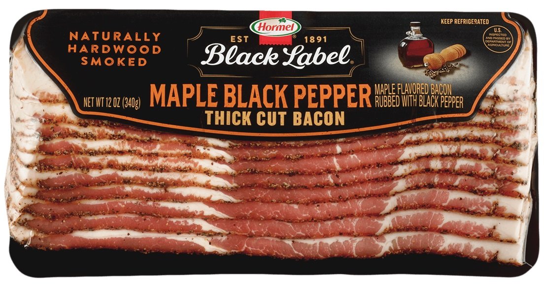Amazon.com : Hormel Black Label Jalapeno Bacon, 12oz (6 Pack/12oz Each ...