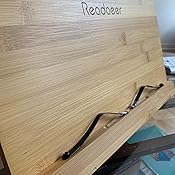 Readaeer Bamboo Reading Rest Cook-Book Stand Holder Bookrest: Amazon.ca ...