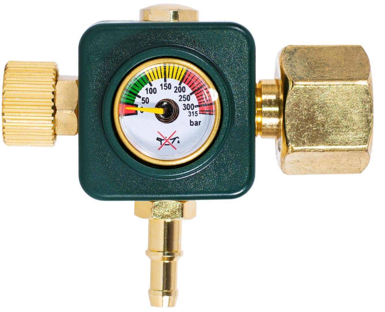 Buy Mini Bottle Regulator AR / CO2 Mini with Pressure Gauge Manometer ...