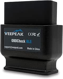 Veepeak OBDCheck BLE OBD2 Bluetooth Scanner Car OBD II Diagnostic Scan ...