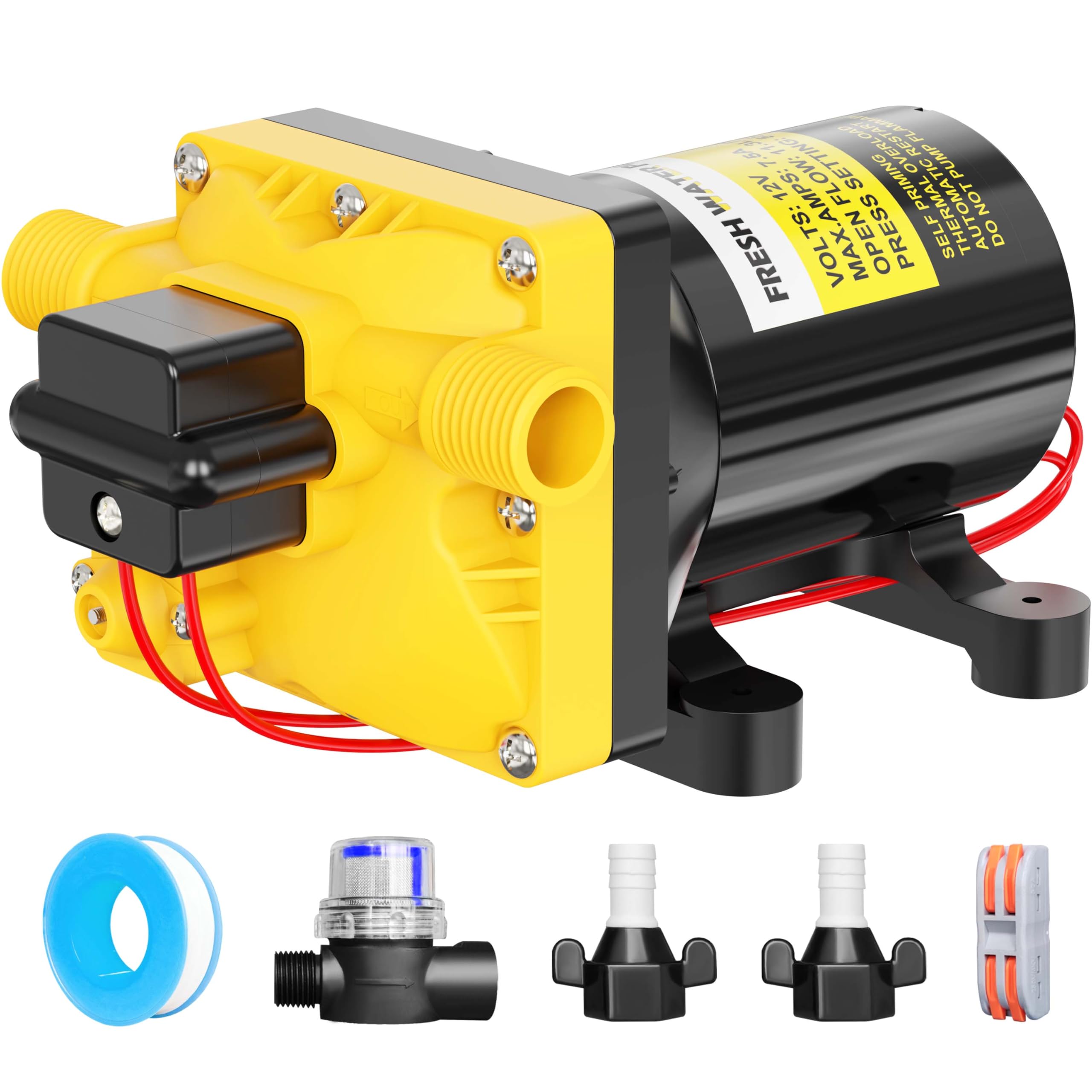 Mua CircleRiver 3.5GPM 55PSI RV Fresh Water Pump RV 12V DC Premium Self ...
