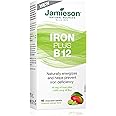 Amazon.com: Jamieson Iron + Vitamin B12, 45 chewable tabs : Health ...