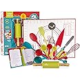Amazon.com: Baketivity 31 Piece Kids Cooking and Baking Set with Recipe ...