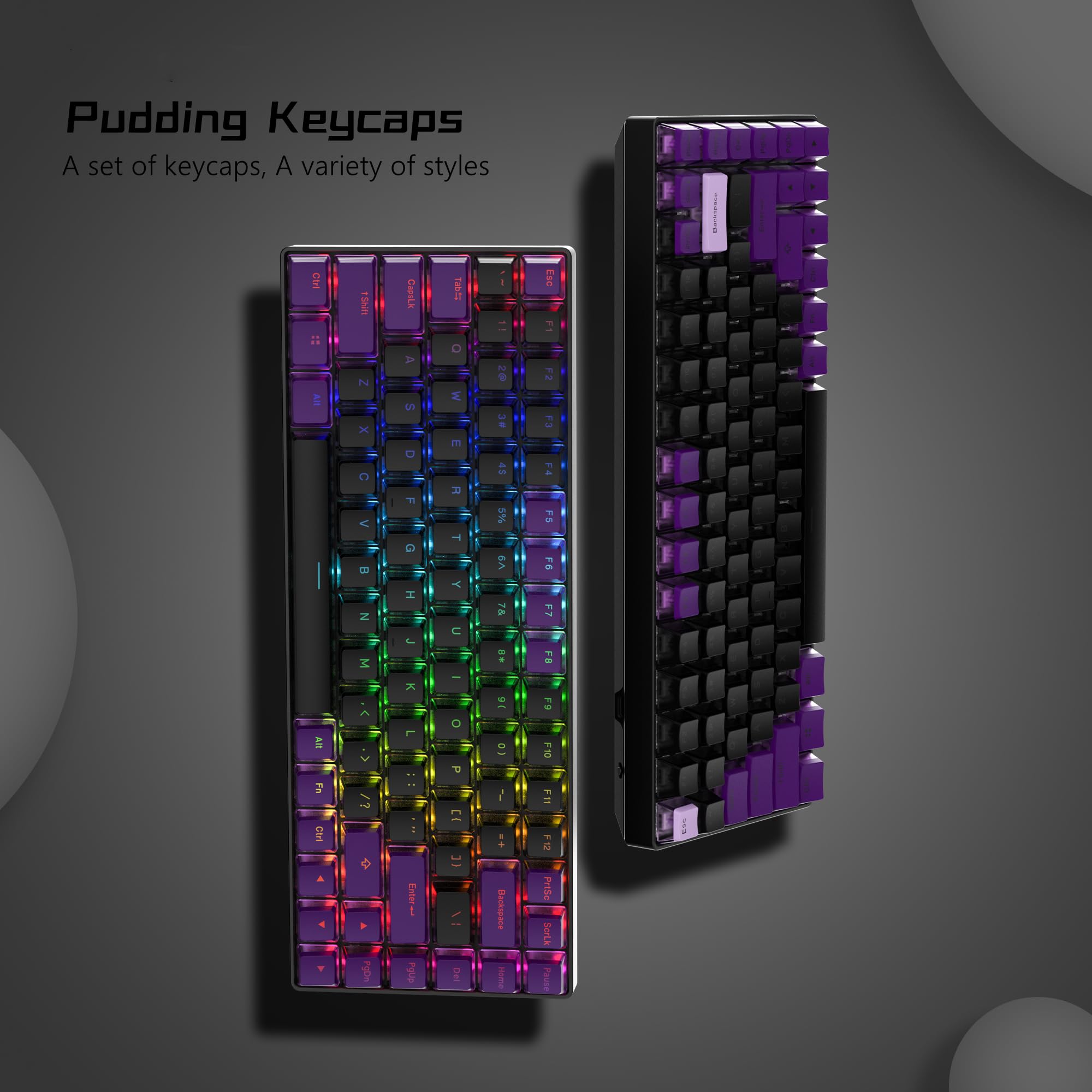 Mua Womier Pudding Keycaps - PBT Keycaps, Shine Through Keycaps, 165 ...