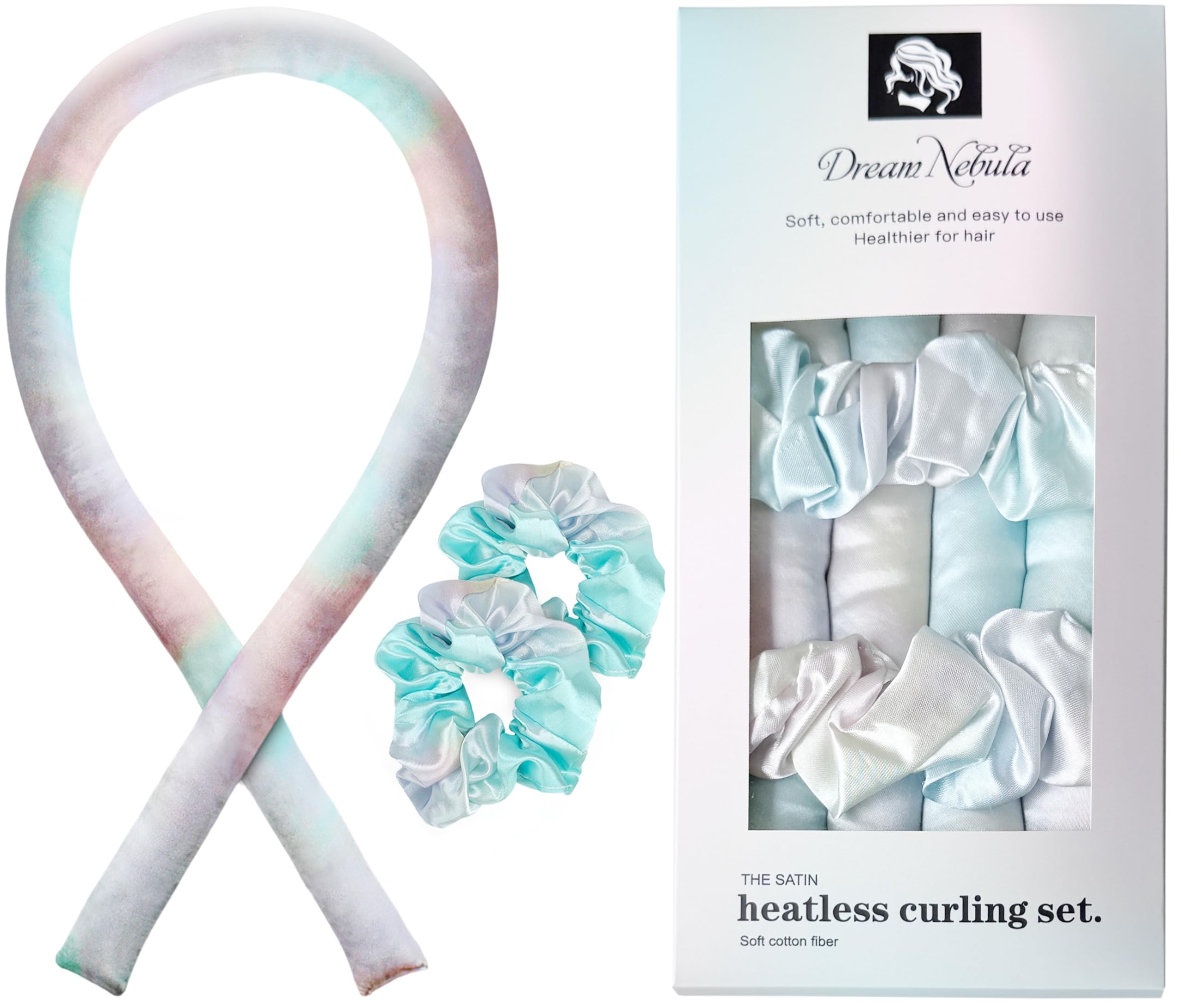 Satin Heatless Curling Set - Hair Rollers for Heatless Curls Heatless ...