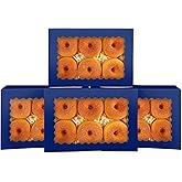 Amazon.com: qiqee 50Pcs Red Cookie Box with Window 9x6x2.5 inch Pastry ...