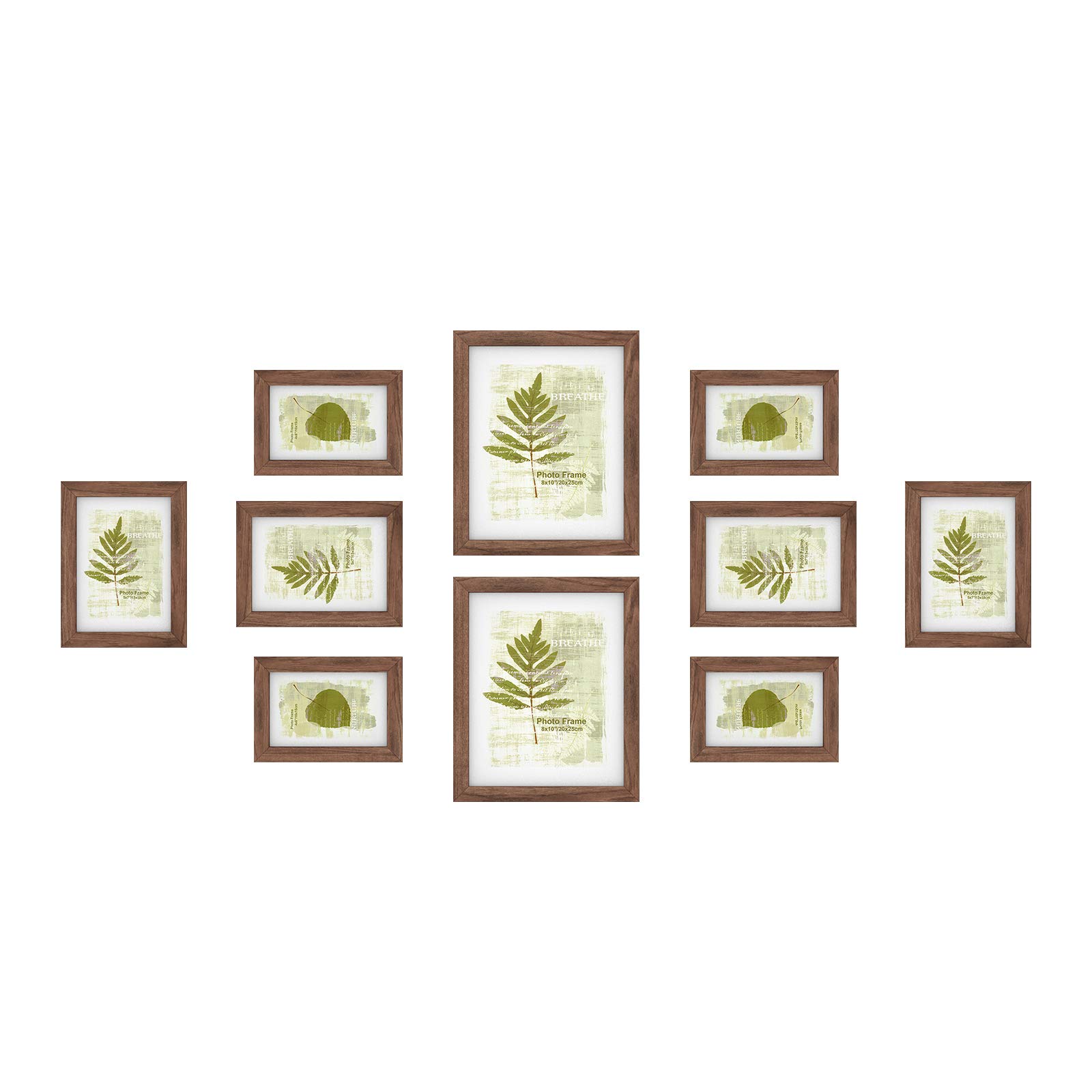 Buy SONGMICS Picture Frames Set Of 10 Two 8 X 10 Inches Four 5 X 7