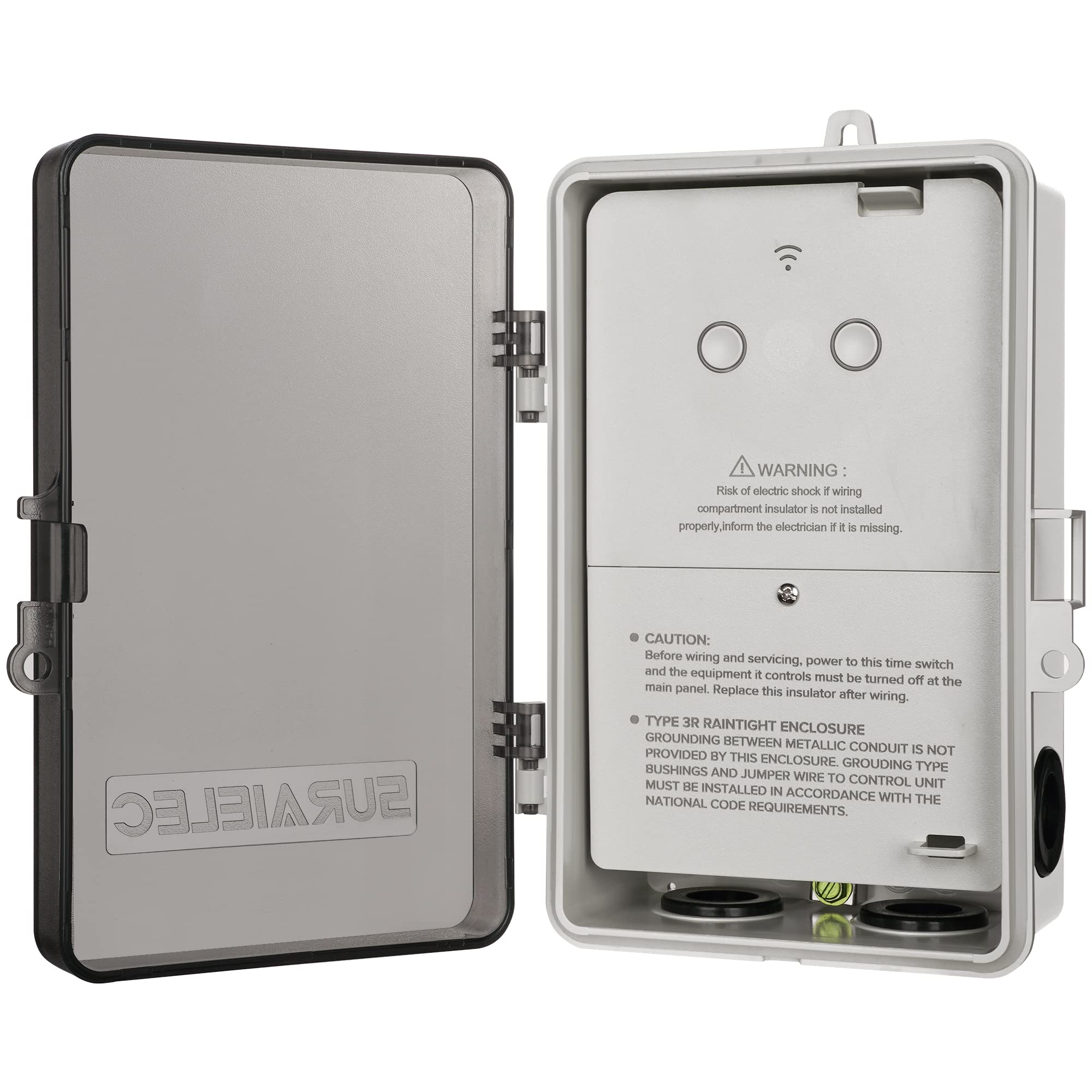 Suraielec WiFi Pool Timer, 120/277V Individual Switches Pool Pump Timer ...