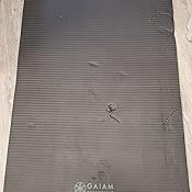 Gaiam Essentials Thick Yoga Mat Fitness and Exercise Mat With Easy ...