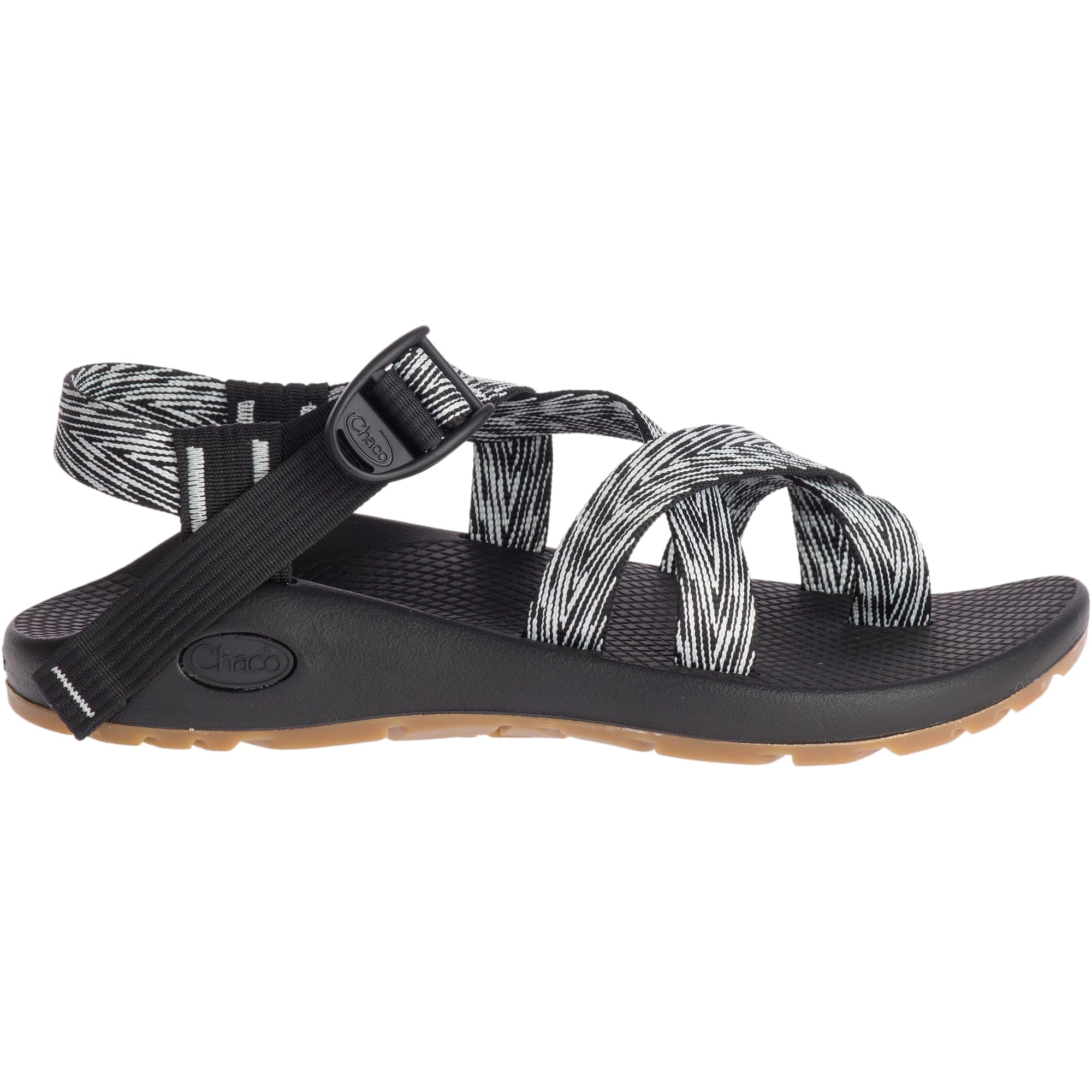 Chaco Womens Z/2 Classic, With Toe Loop, Outdoor Sandal, Trap B+W 10 M ...