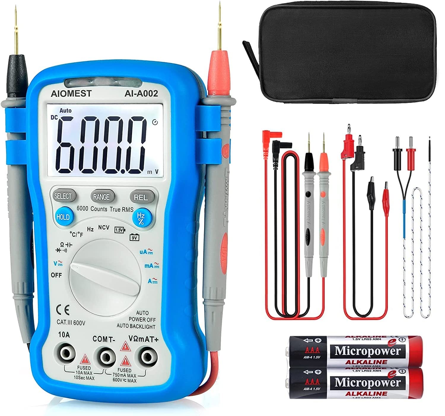 Mua 6000 Counts TRMS Digital Multimeter Auto Ranging - Electrical Meter ...