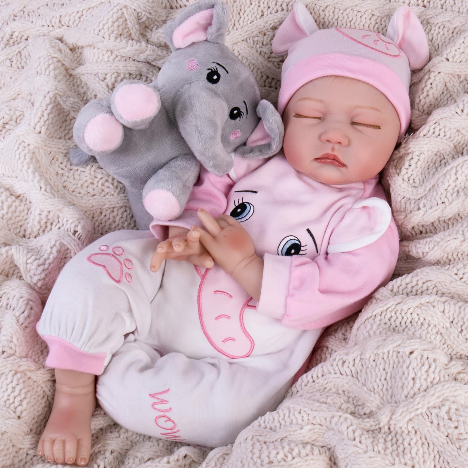 Aori Reborn Baby Dolls Girl 22 inch Realistic Newborn Baby Doll ...