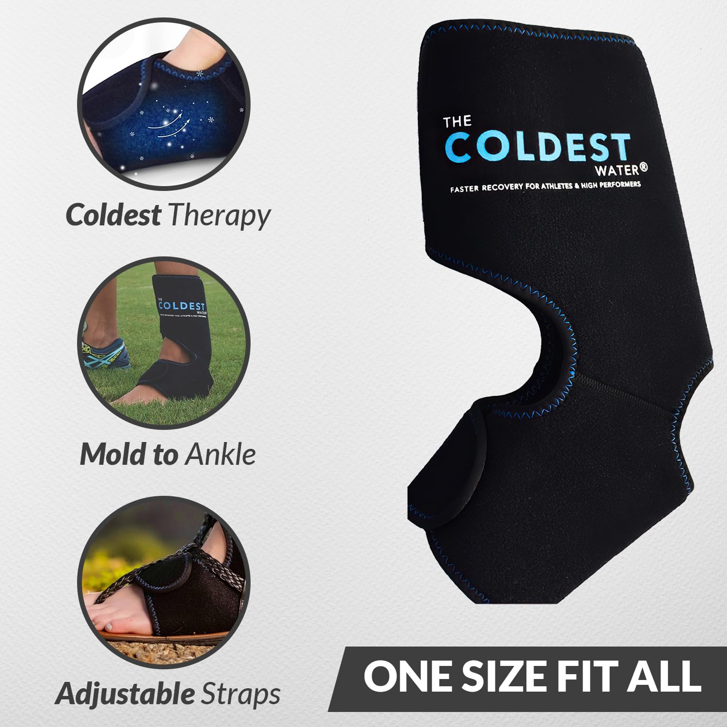 Mua Coldest Foot Ankle Achilles Tendonitis Icing Pain Relief Ice Wrap ...