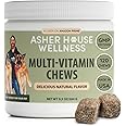 Amazon.com : Asher House Wellness Dog Multivitamin Chews - Dog Vitamins and Supplements, Soft ...