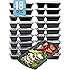 Amazon.com: Misc Home [20 Pack] 32 Oz Two Compartment Meal Prep ...