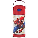 Amazon.com: THERMOS FUNTAINER 12 Ounce Stainless Steel Vacuum Insulated Kids Straw Bottle ...