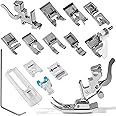 Amazon.com: ALAMSCN 14pcs Presser Feet Set Low Shank Adapter Universal ...