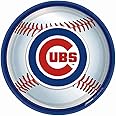 Amazon.com: Multicolor Chicago Cubs? Fan Party Paper Plates - 9" (18 Pc ...