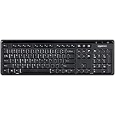 Amazon.com: Amazon Basics Wireless Keyboard with Touchpad for Smart TV ...