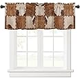 Amazon.com: TOUBE Valance Curtains for Living Room 54 x 18 inch ...